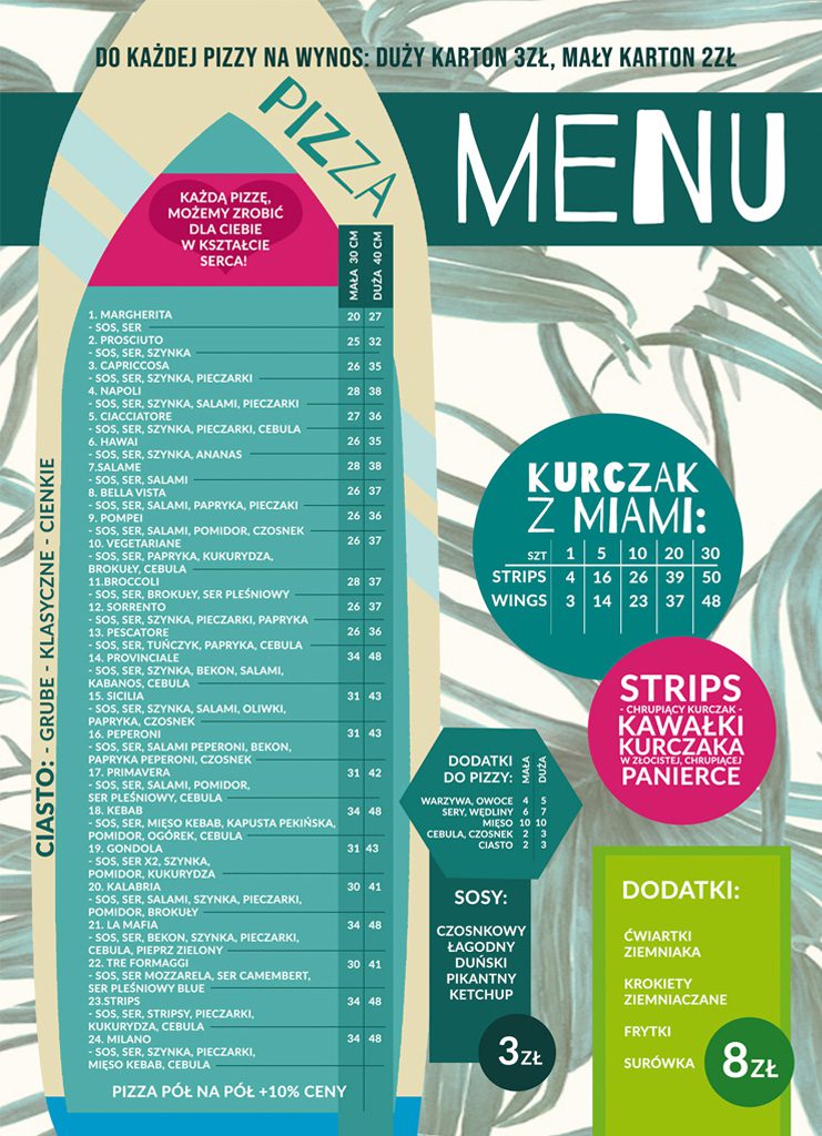 Menu - Miami Food RestaurantMiami Food Restaurant